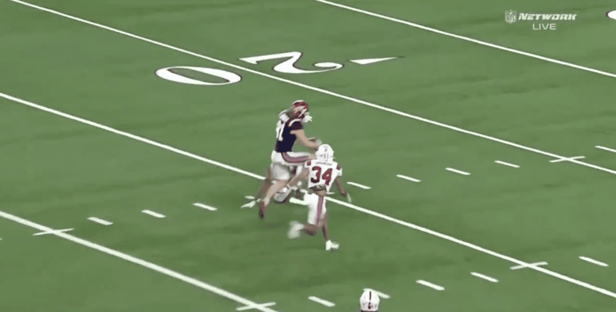 Efton Chism III Skyrockets Up NFL Draft Boards After Shrine Bowl ...